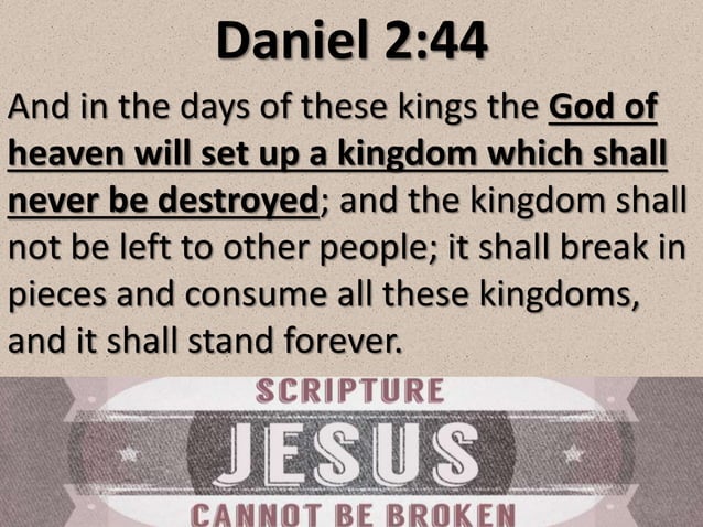 Scripture cannot be broken part 1 | PPT