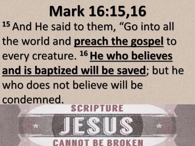 Scripture cannot be broken part 1 | PPT