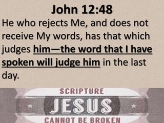 Scripture cannot be broken part 1 | PPT