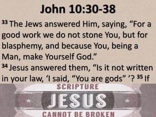Scripture cannot be broken part 1 | PPT