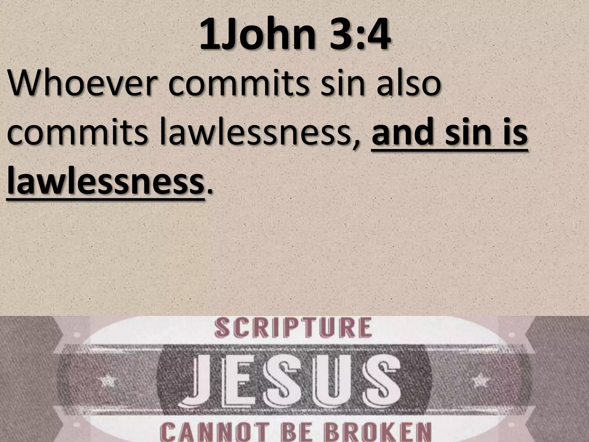 Scripture cannot be broken part 2 | PPT