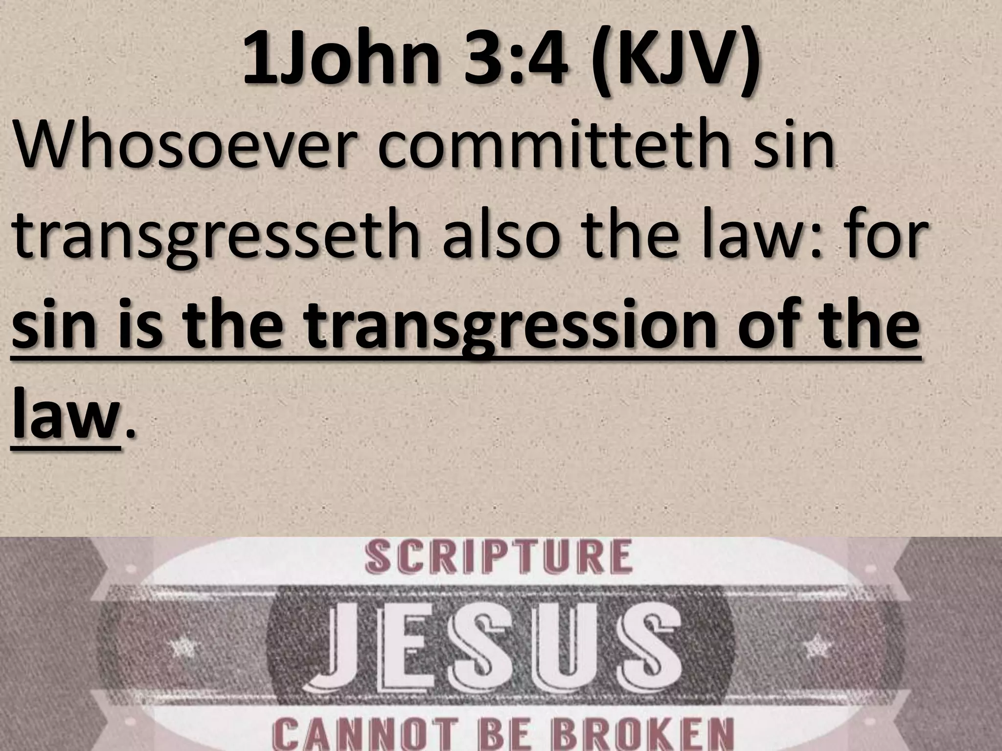 Scripture cannot be broken part 2 | PPT