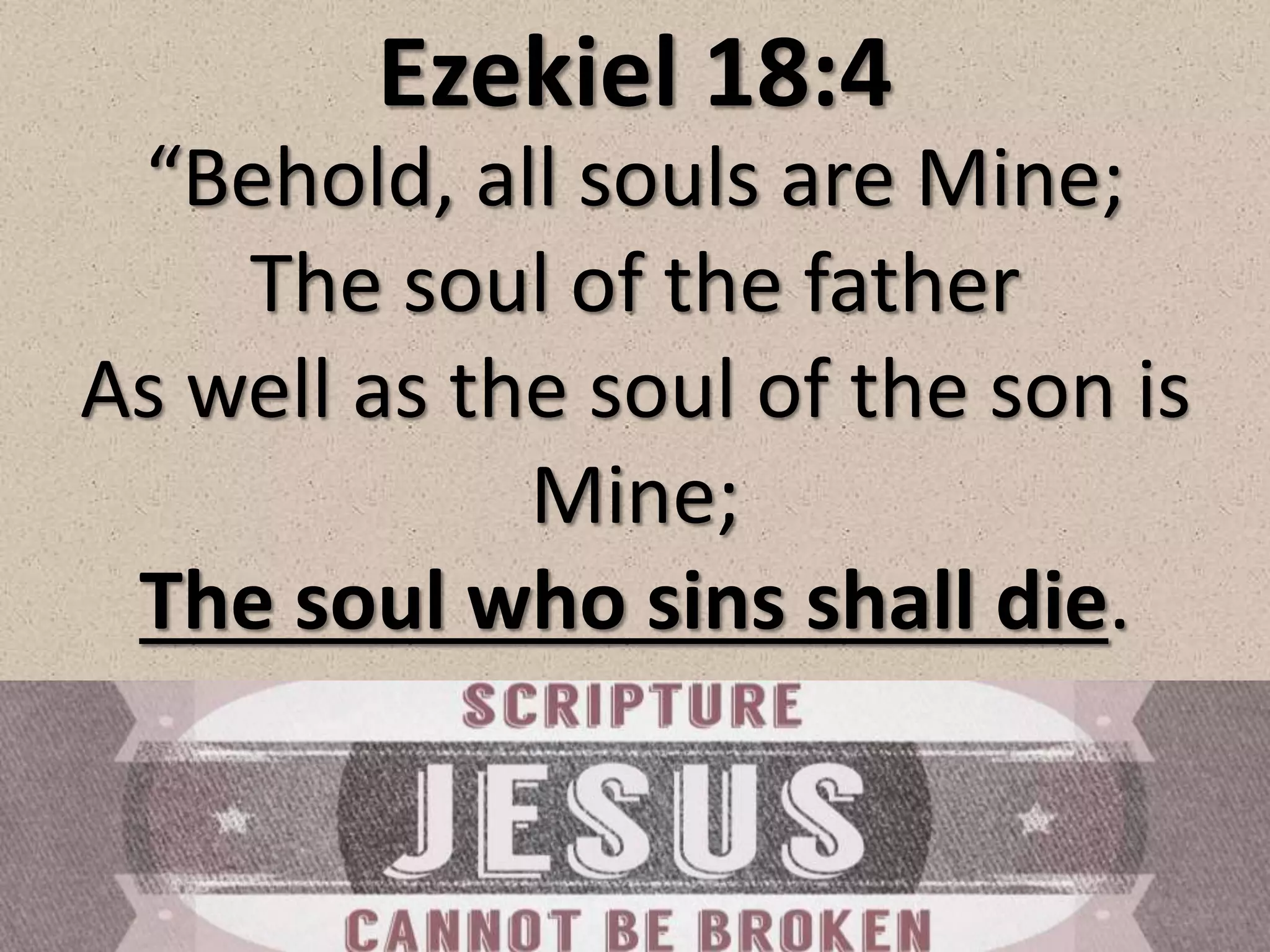 Scripture cannot be broken part 2 | PPT