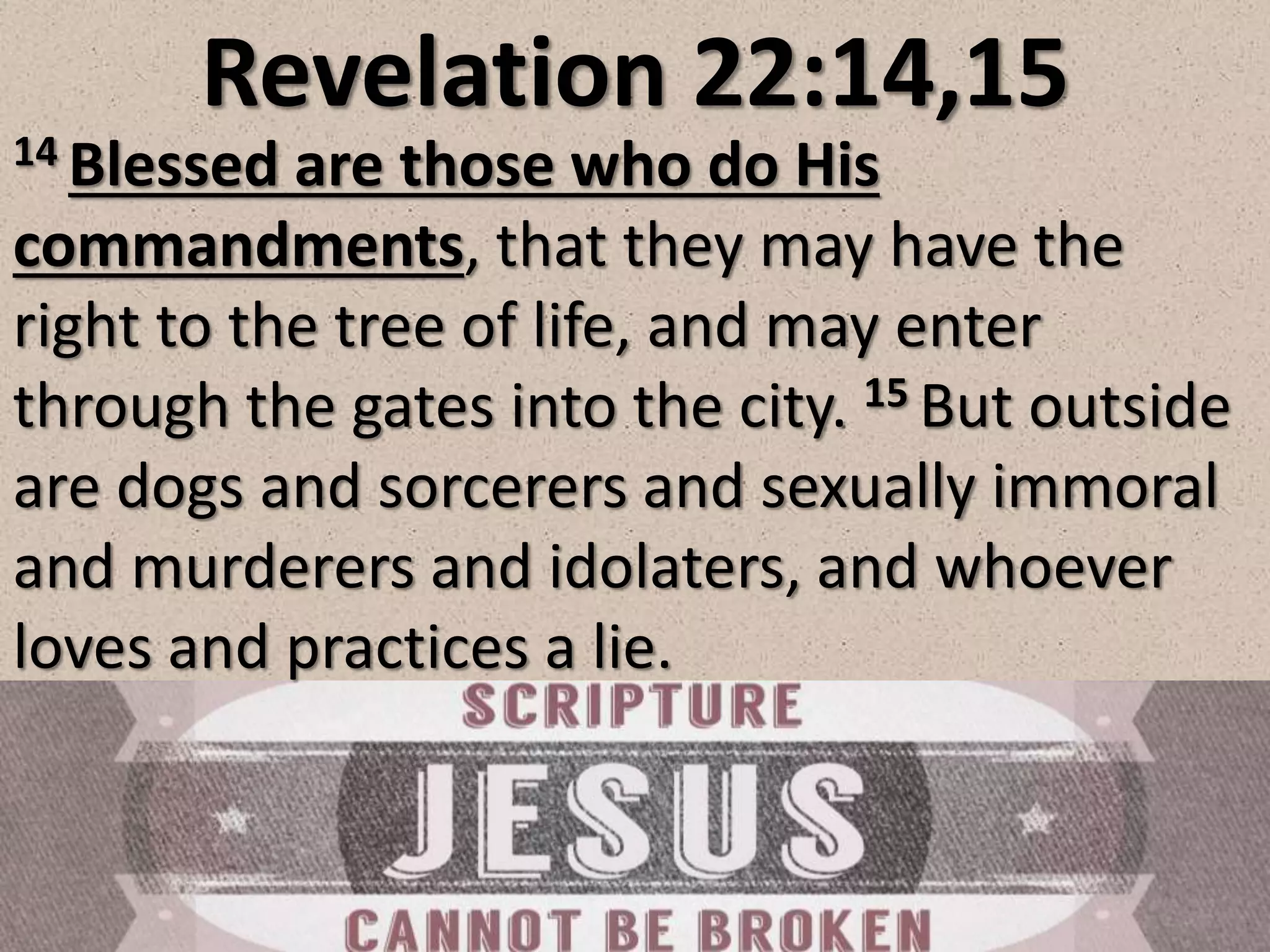 Scripture cannot be broken part 2 | PPT
