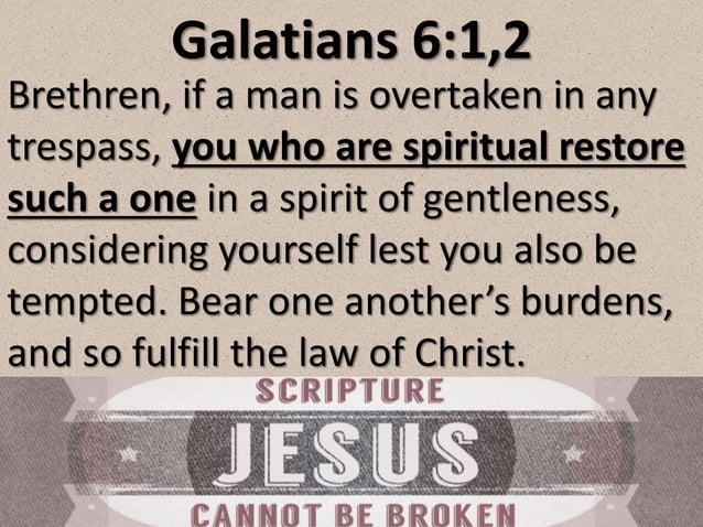 Scripture cannot be broken part 2 | PPT