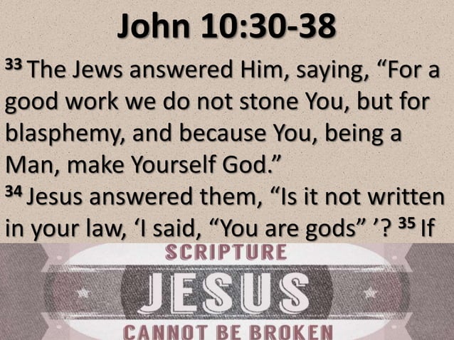 Scripture cannot be broken part 2 | PPT