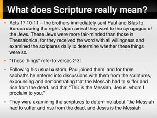 Scripture Tradition | ODP