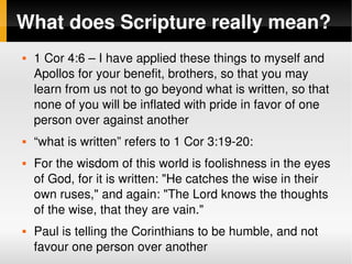 Scripture Tradition | ODP
