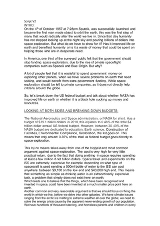 Script version 2 | PDF