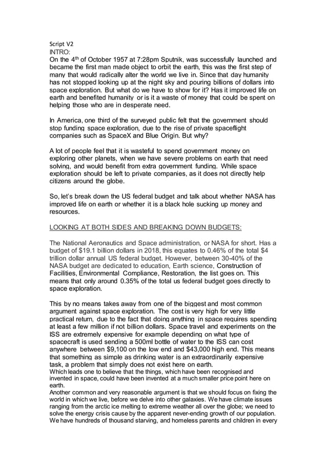 Script version 2 | PDF