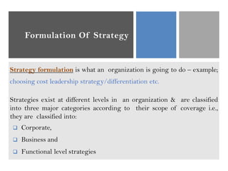 SCRIPT+V_Strategy+Formulation. Presentation pdf | PPT
