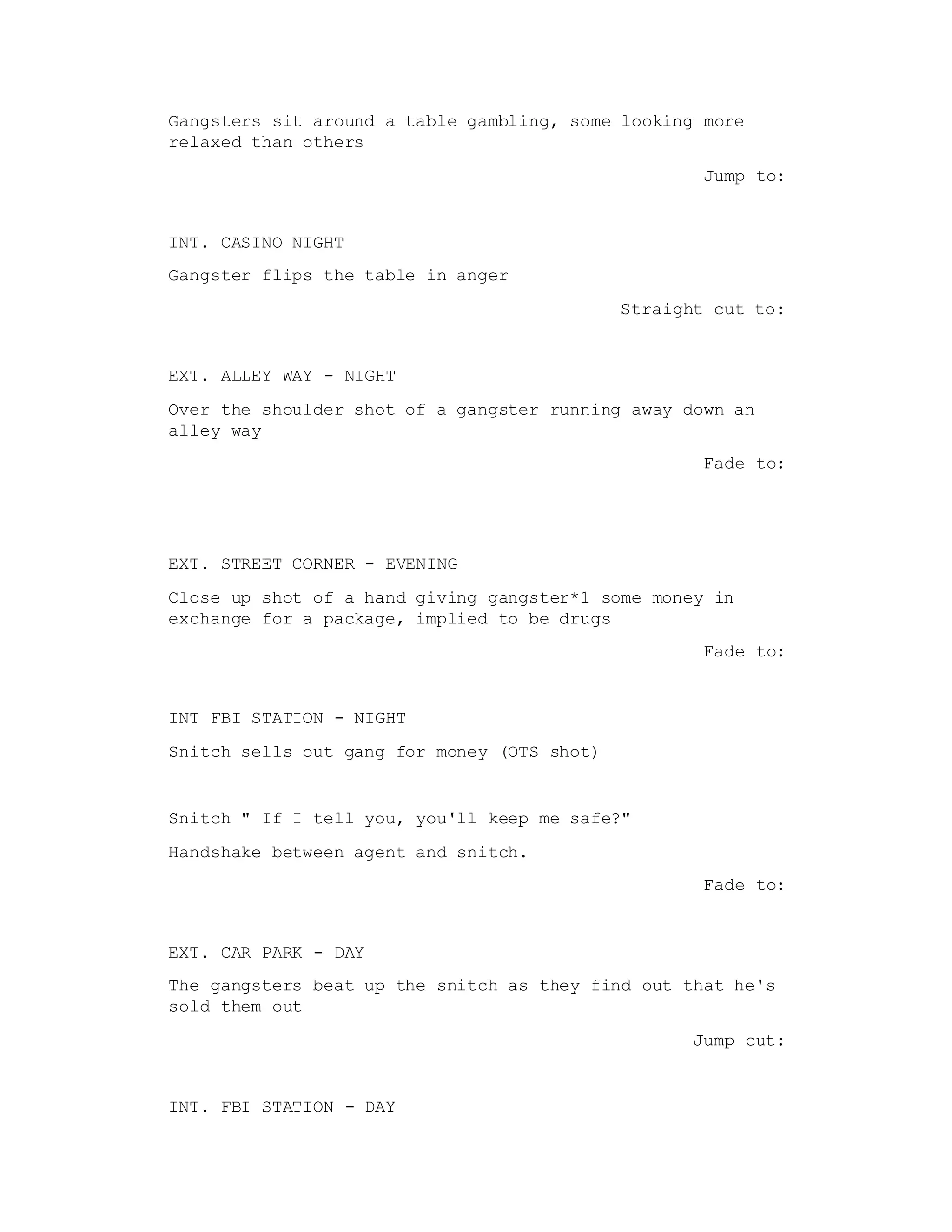 Script work | PDF