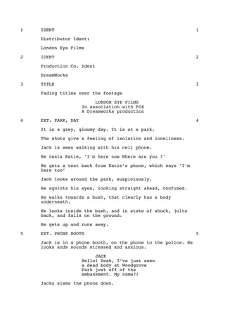 katie's killer draft 3 | PDF