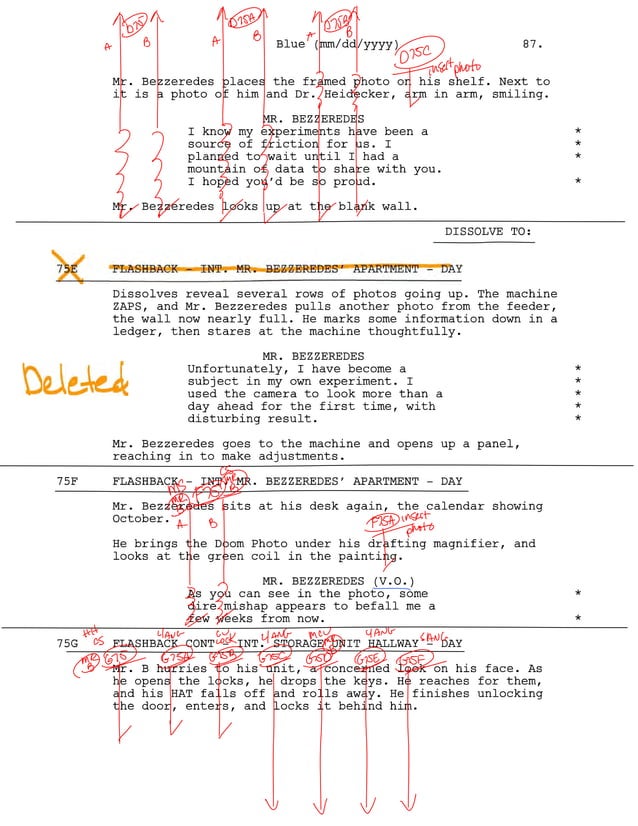 Script Work Sample Copy | PDF