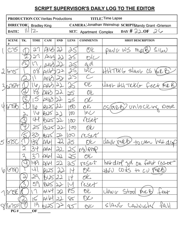Script Work Sample Copy | PDF