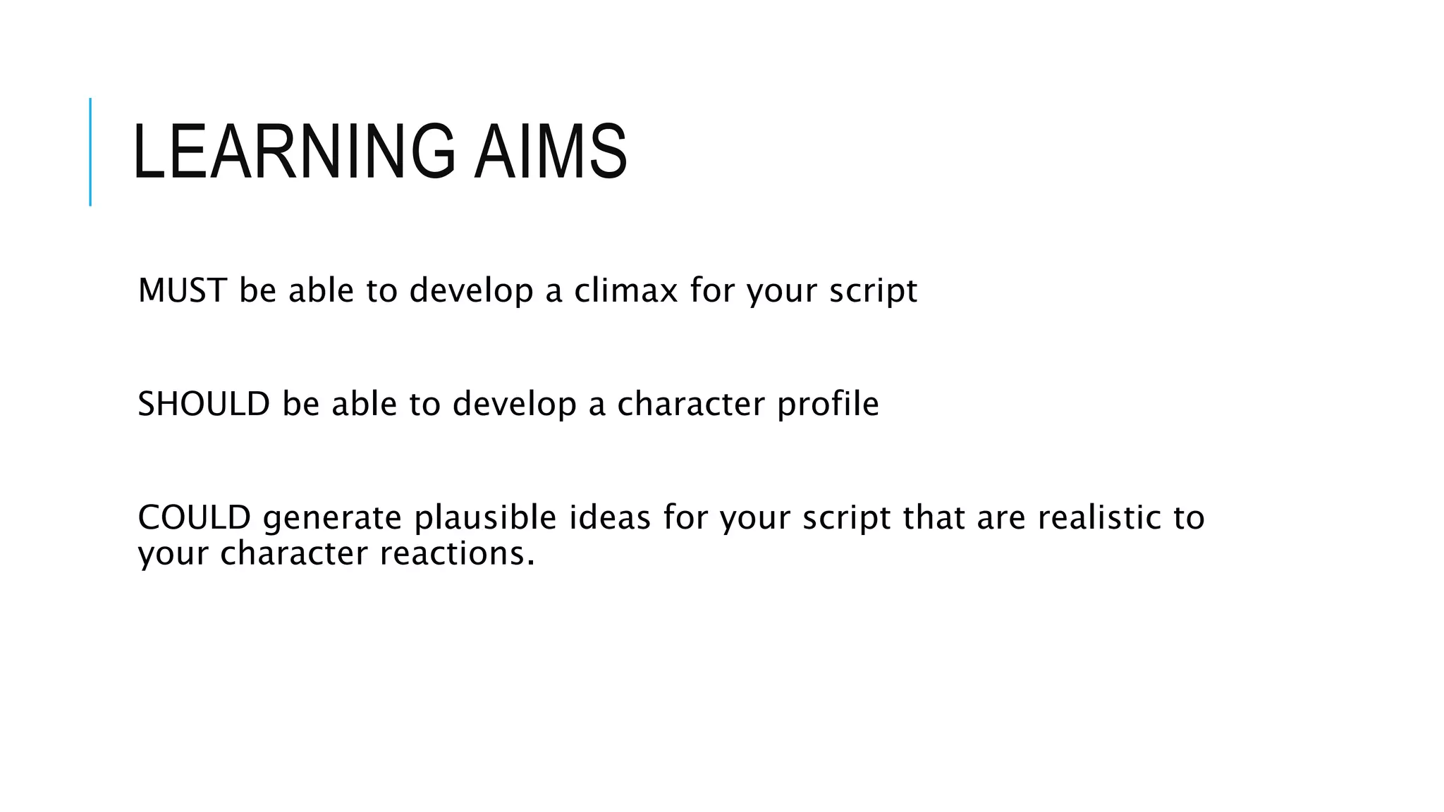 Scriptwriting | PPT