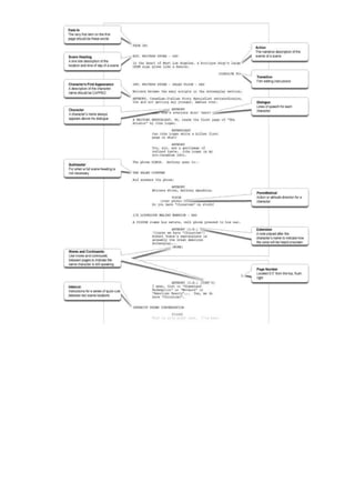 Script writing conventions 1 | DOCX