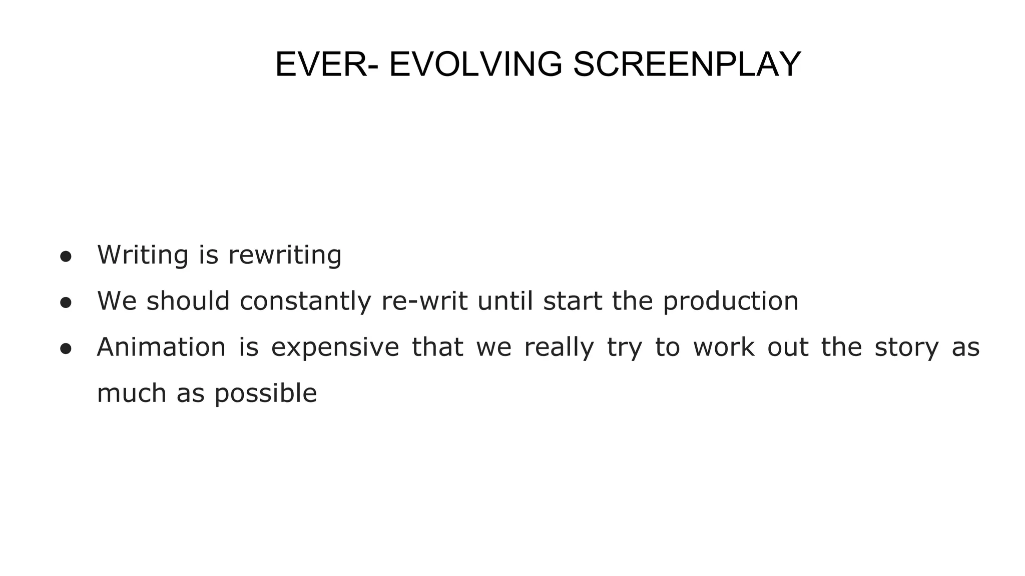 Script writing for animation movie | PPTX | Computer Animation ...