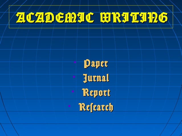 Script writing | PPT