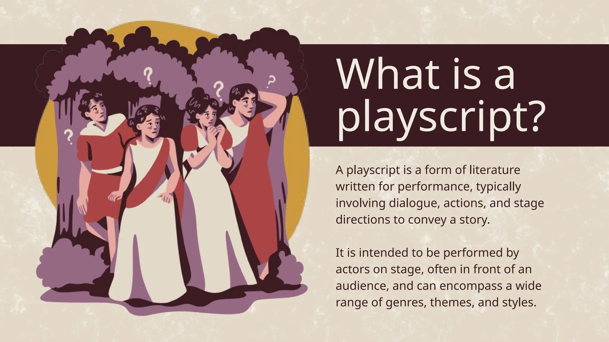 SCRIPT WRITING FORMAT CREATIVE WRITING.pptx | Free Download