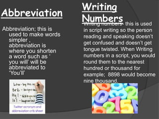 Scriptwriting for radio | PPTX