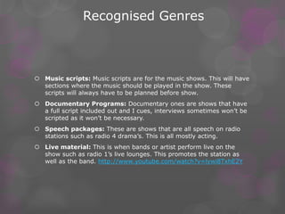 Script writing for radio | PPTX