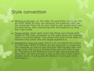 .Scriptwriting for radio | PPT