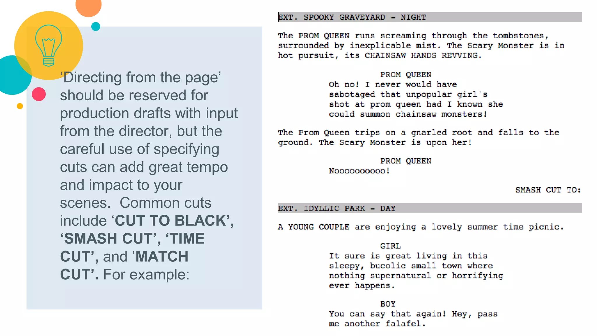 Script writing with Celtx Lecture 2 | PPTX