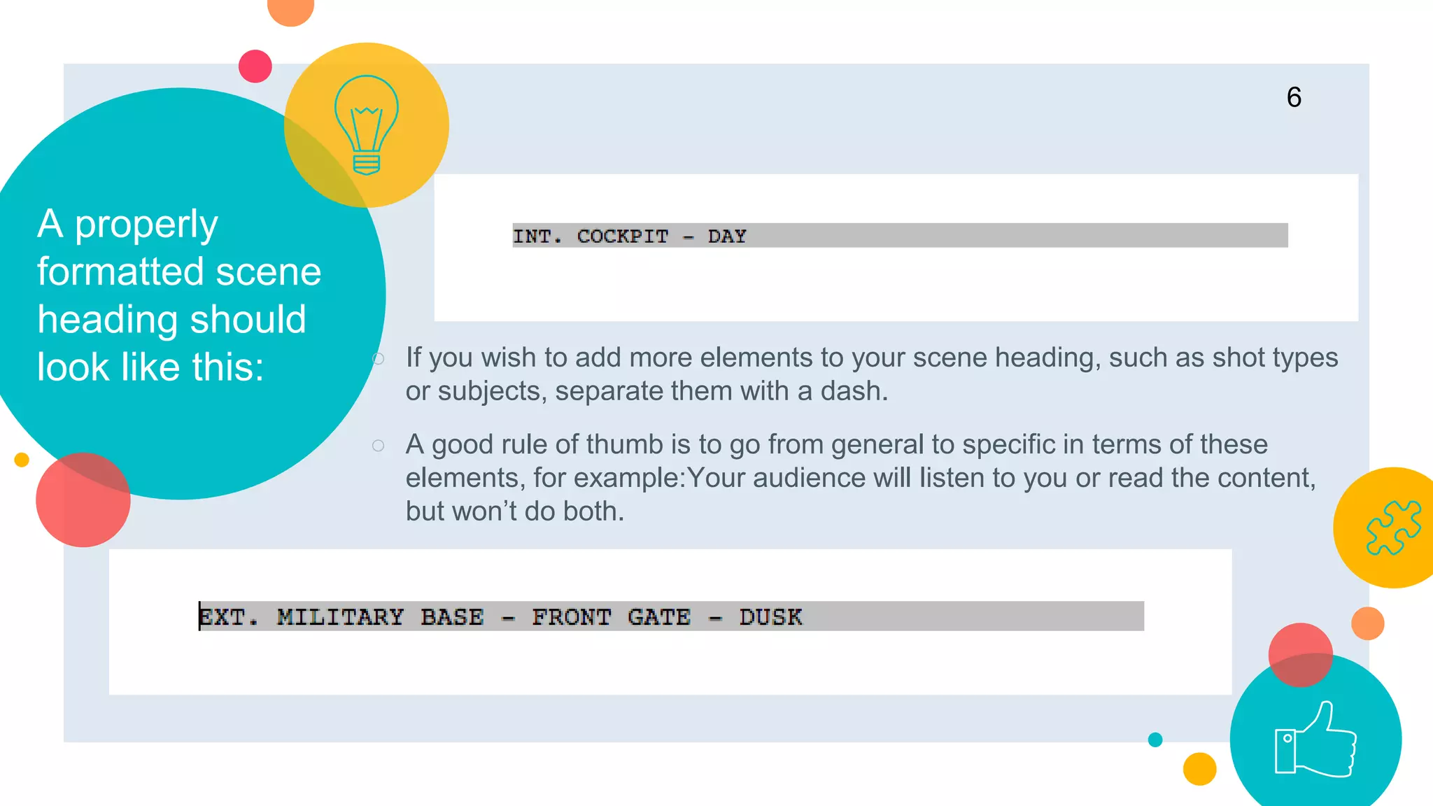 Script writing with Celtx Lecture 2 | PPTX