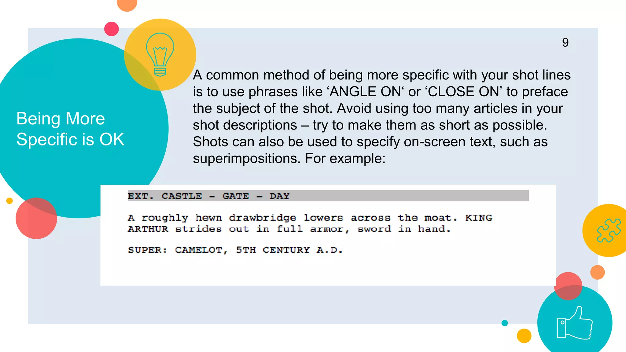 Script writing with Celtx Lecture 2 | PPTX