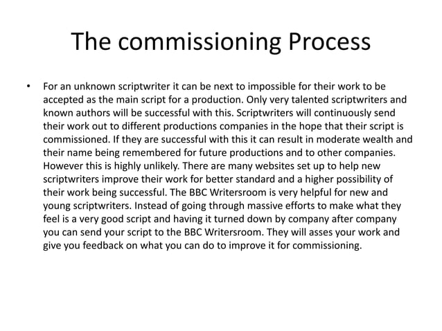 Scriptwriting powerpoint | PPTX | Screenwriting | Content Production