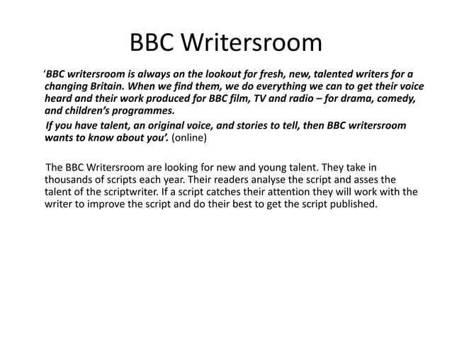 Scriptwriting powerpoint | PPTX | Screenwriting | Content Production