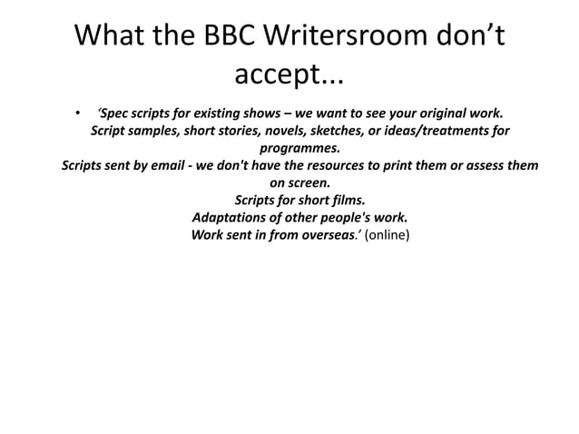 Scriptwriting powerpoint | PPTX | Screenwriting | Content Production