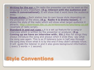 Scriptwriting Assignment 1 | PPT