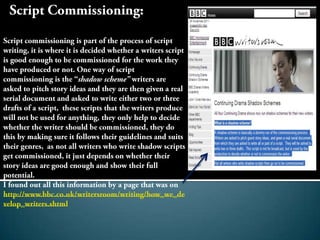 Script writing research powerpoint | PPTX