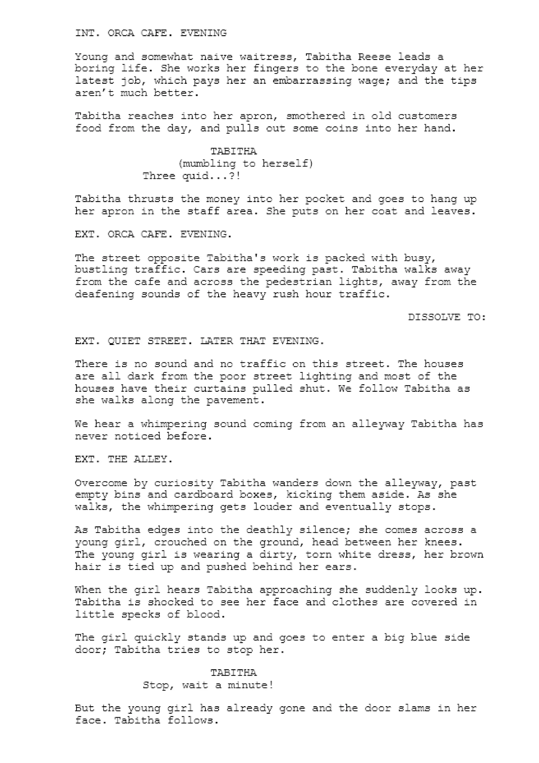 Second Draft Script | DOCX