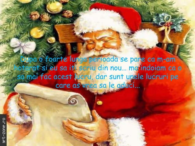 Scrisoare catre mos craciun | PPTX