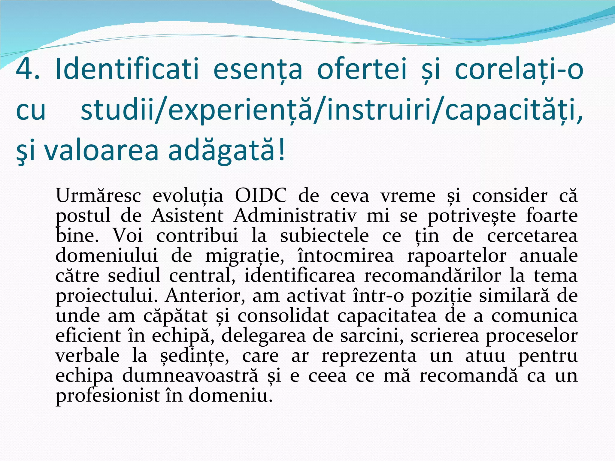 Scrisoare de motivatie | PPT