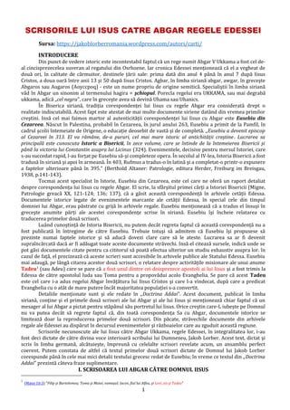 Scrisorile lui Isus către Abgar regele Edessei | DOC