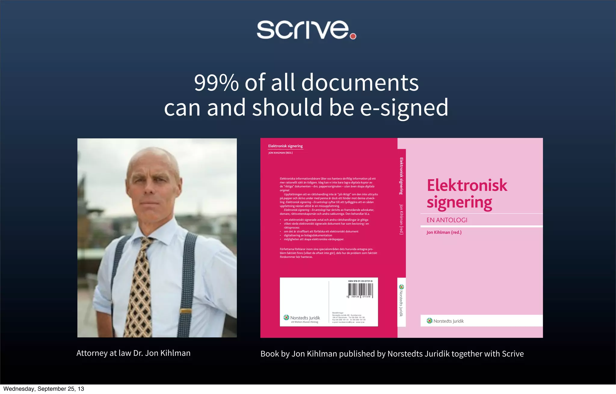 Scrive e-signing - Company presentation | PDF