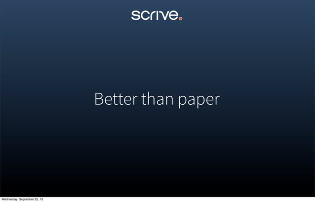 Scrive e-signing - Company presentation | PPT