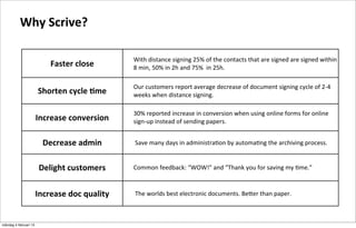 Scrive e-signing service | Guardtime value | PPT