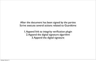 Scrive e-signing service | Guardtime value | PPT