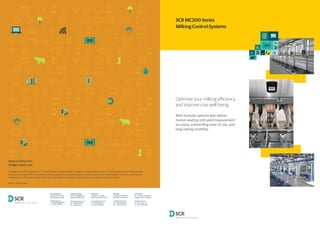 SCR MC200 Series - Automated Milking Machine | PDF