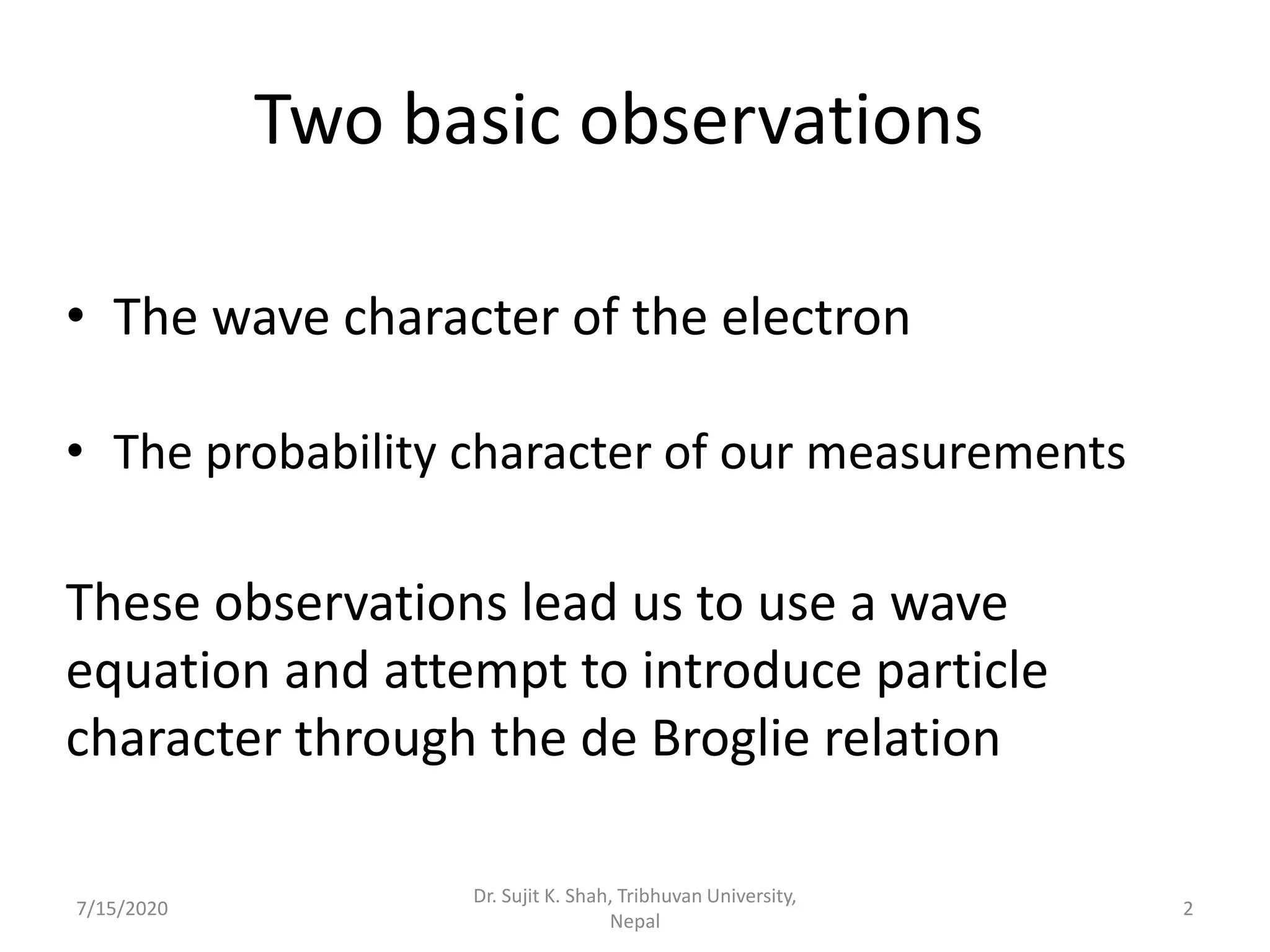 Scrodinger wave equation | PPTX