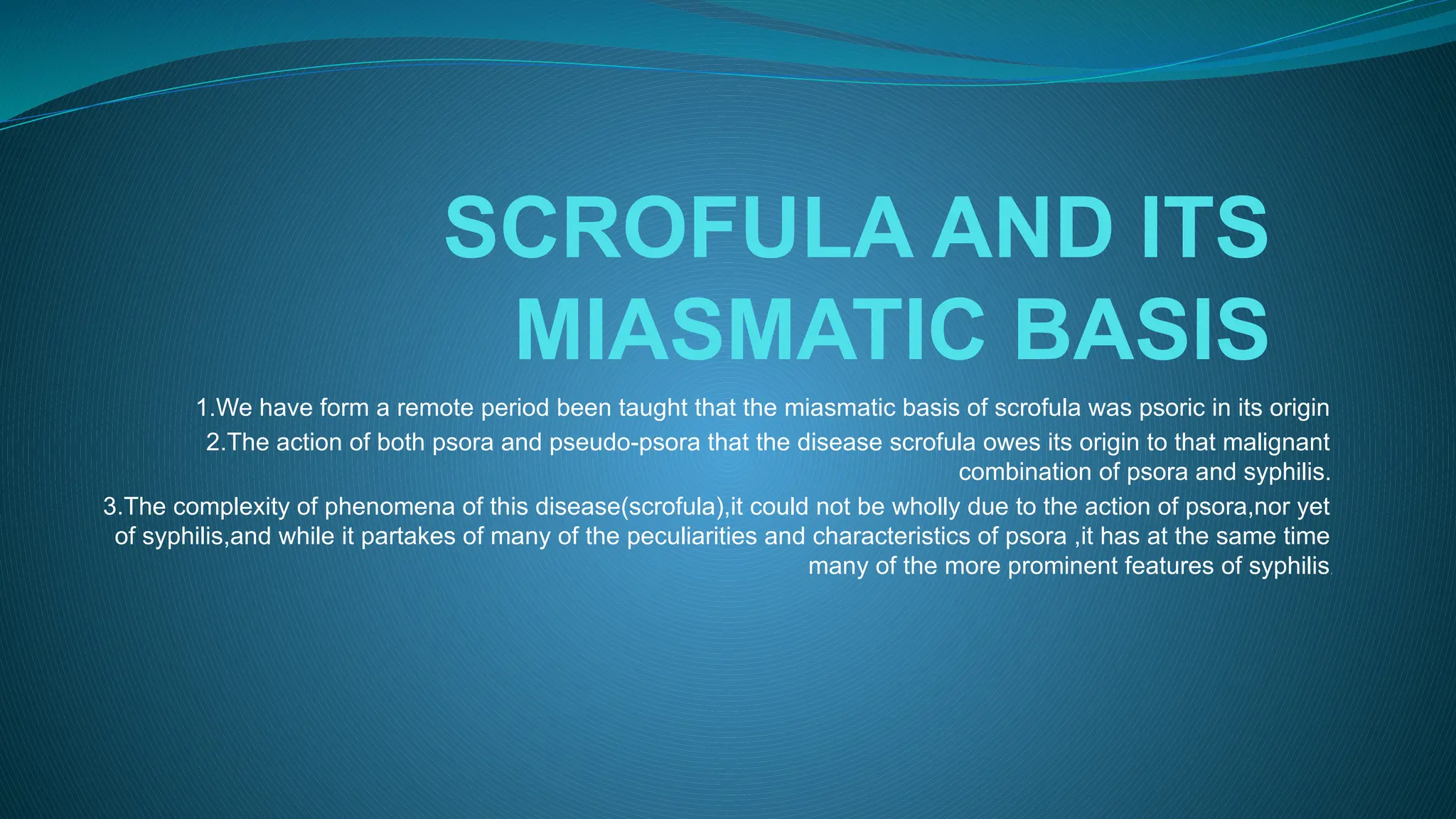 scrofula - king's evil - king could heal the disease | PPTX