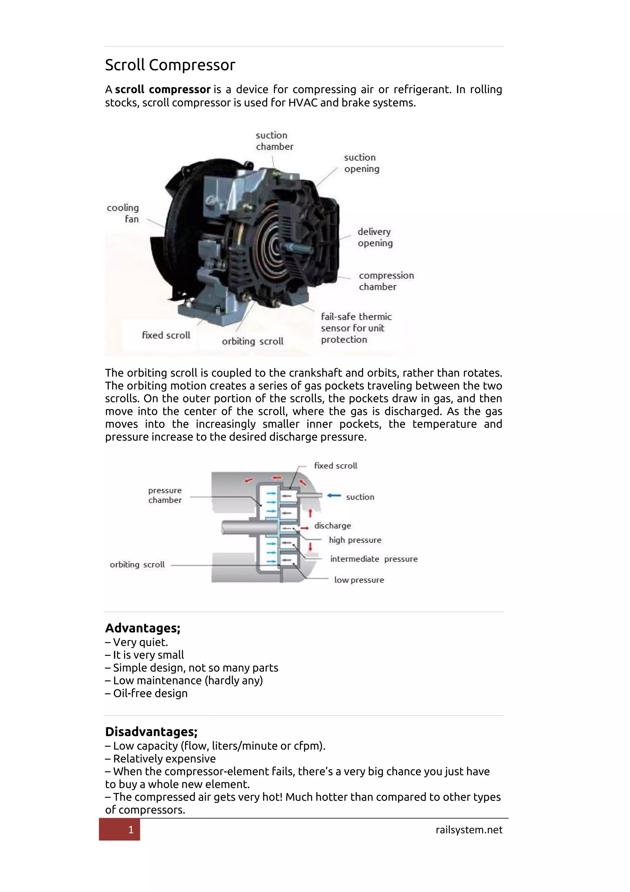 Scroll compressor | PDF