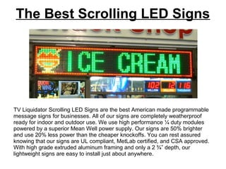 The Best Led Scrolling Signs