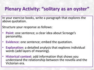 Scrooge's Characterisation | PDF