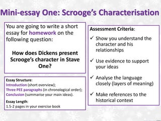 Scrooge's Characterisation | PDF